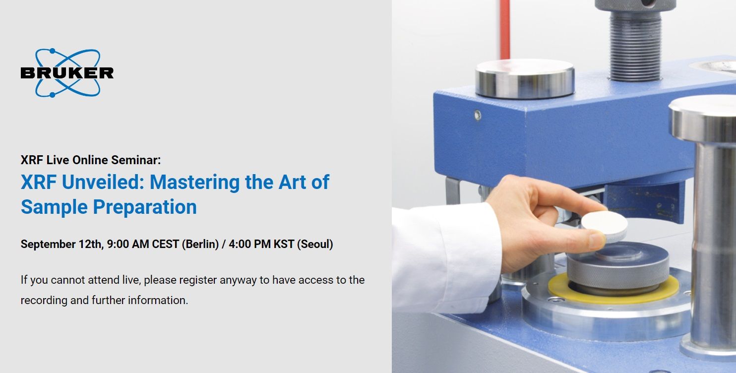 Bruker webinar: Nắm vững nghệ thuật chuẩn bị mẫu cho Bruker XRF - ITS Việt Nam